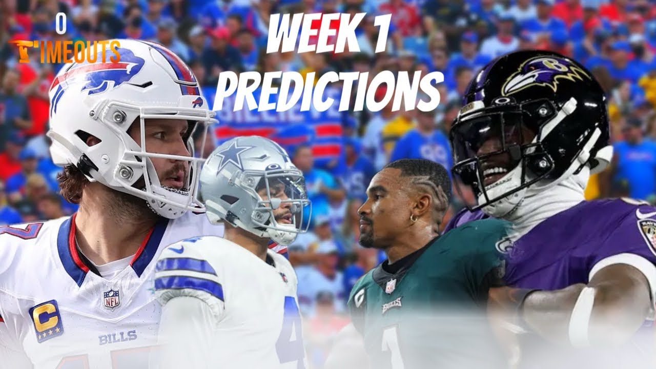 NFL Week 1 Predictions 2025 🔥 Full Game Picks, Upsets & Every Team Preview