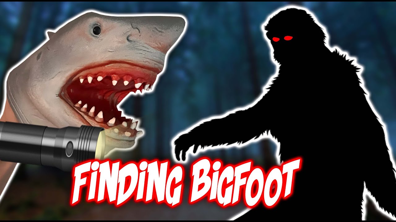 SHARK PUPPETS BIGFOOT HUNT!!