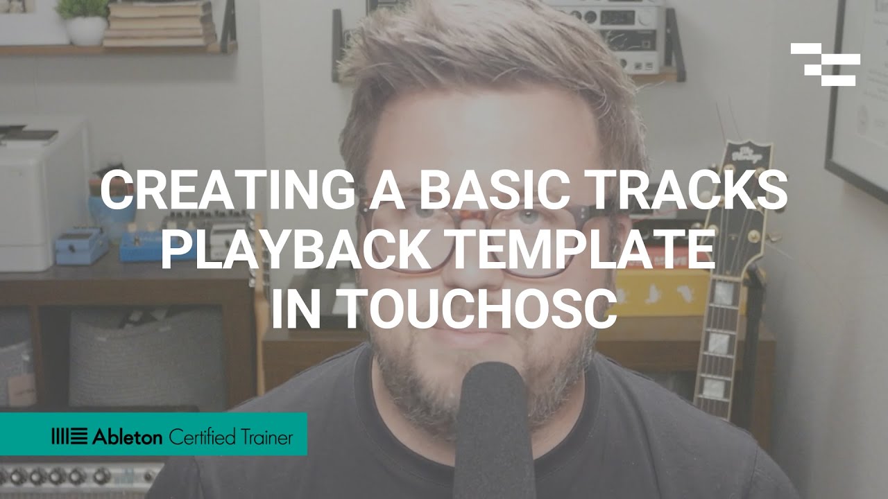 Creating a Basic Tracks Playback Template in TouchOSC