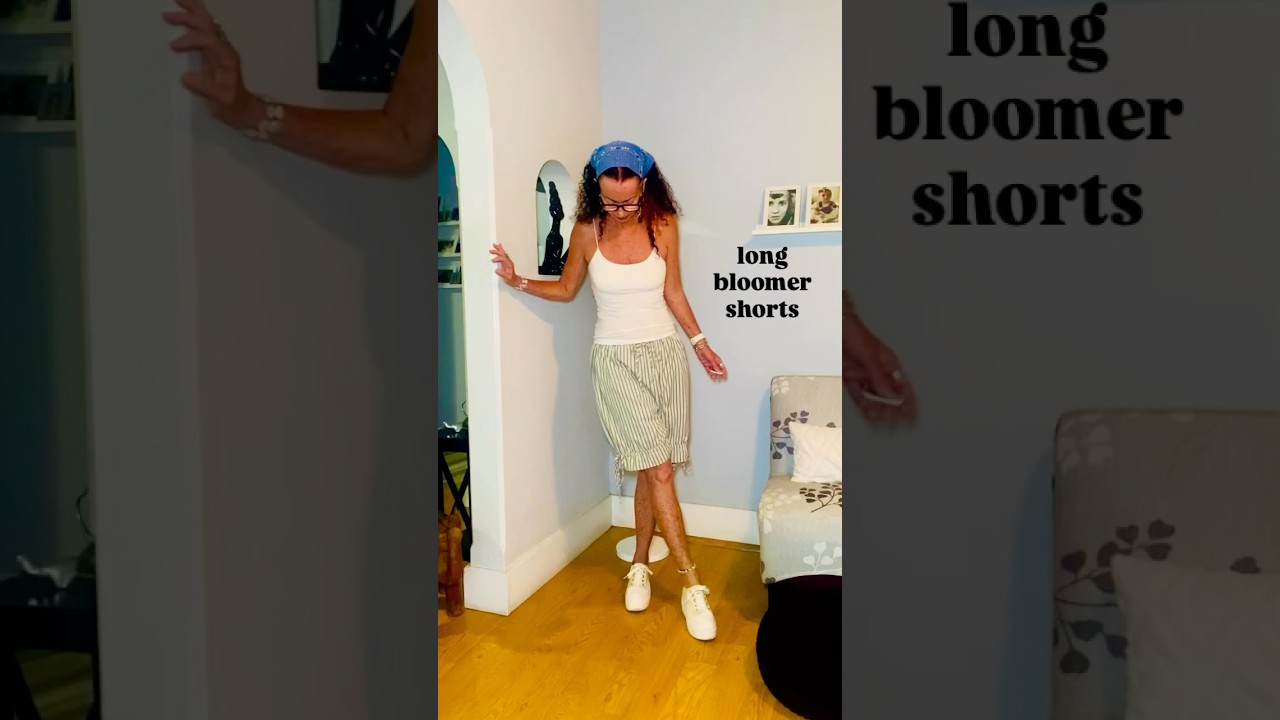 “Bloomer shorts are having a moment—Would you wear them?”.