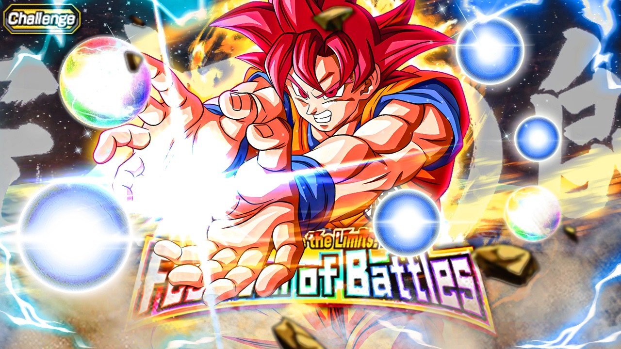 DOKKANFEST AGL GOD GOKU VS. CHALLENGE THE LIMITS! FESTIVAL OF BATTLES! (DBZ: Dokkan Battle)