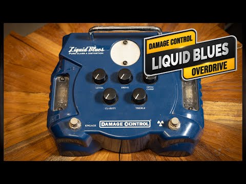 Damage Control Liquid Blues Tube Overdrive Pedal-Pure Class A | Reverb