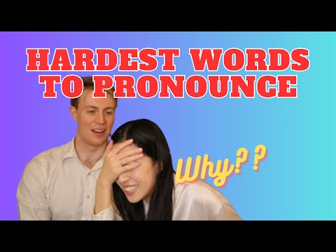 The Hardest Words to Pronounce! We try to pronounce the hardest words in English!