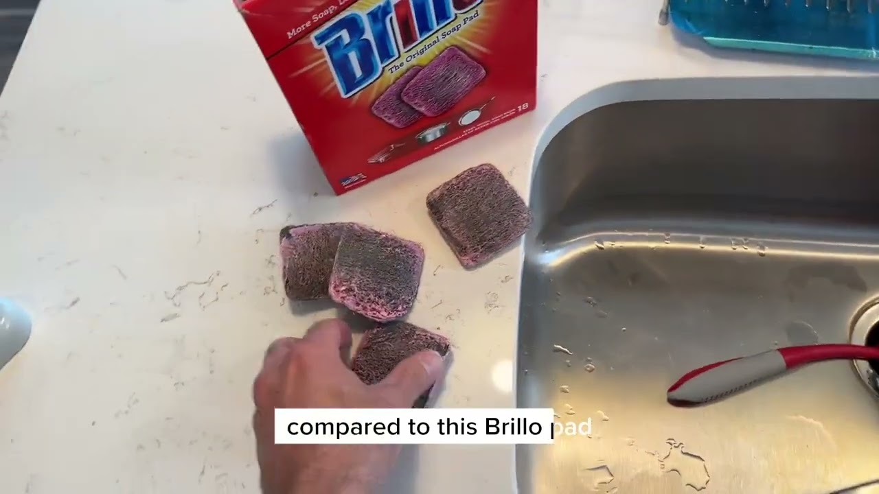 Brushes Set vs Original Brillo Soap Pads
