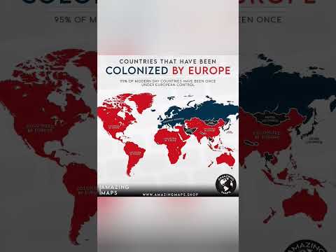 COUNTRIES WHICH HAVE BEEN COLONISED BY EUROPE!