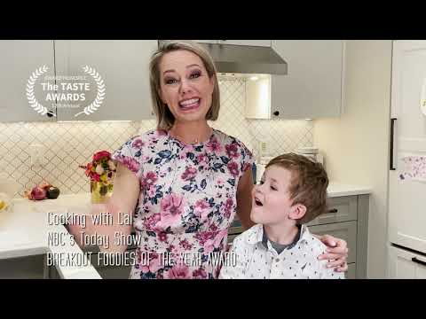 Cooking with Cal with NBC's Dylan Dreyer Accepts Honoree Taste Award