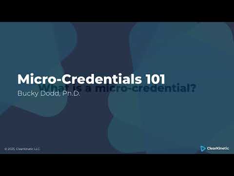 Session 1/7: Micro-credentials 101