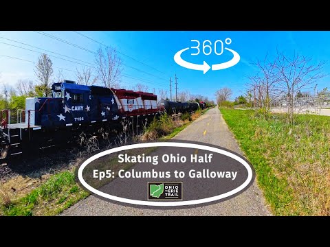VR 360 Trip: Inline Skating Half Of Ohio. Ep5: Columbus To Galloway