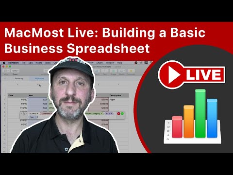 Building a Basic Business Spreadsheet In Mac Numbers