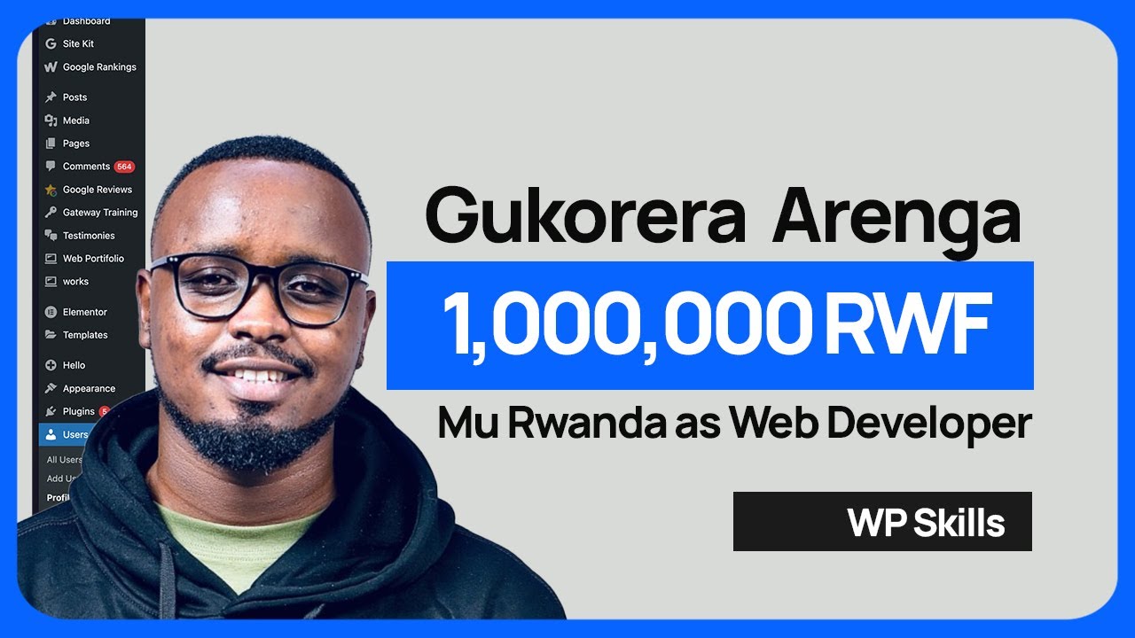 Gukorera arenga 1,000,000 RWF Ku kwezi Mu Rwanda 🇷🇼 as Web Developer