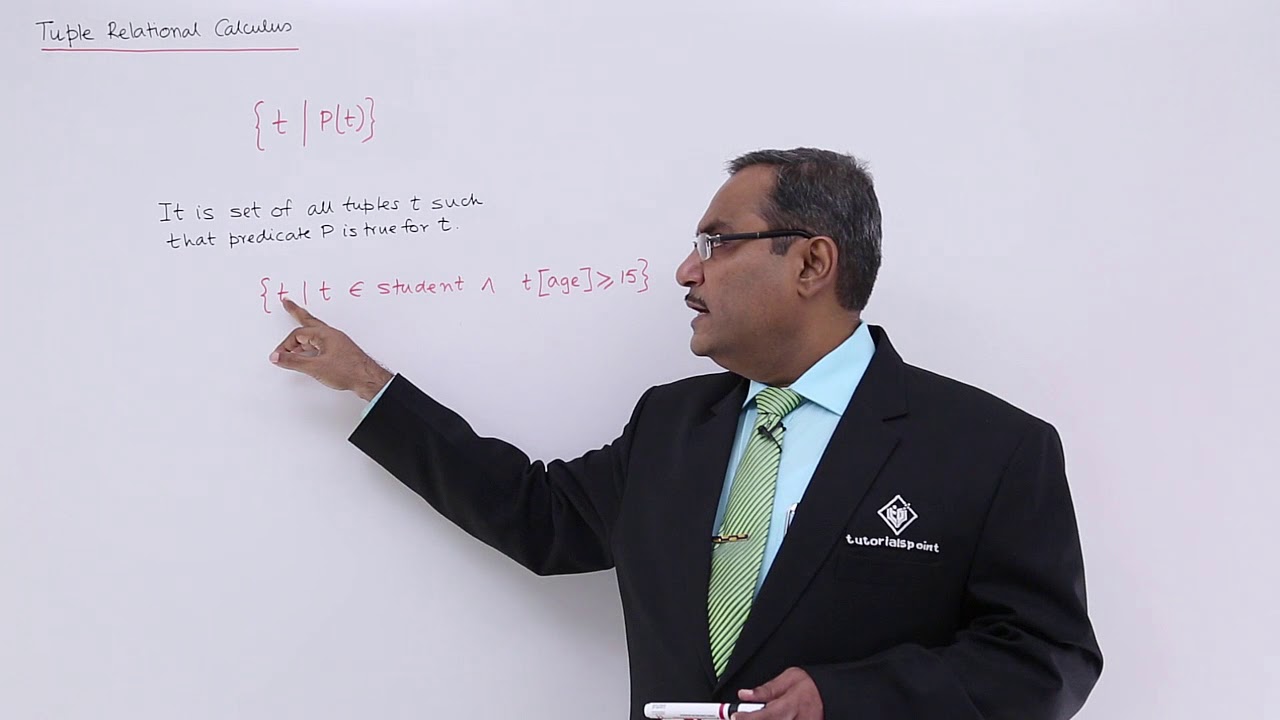DBMS - Tuple Relational Calculus