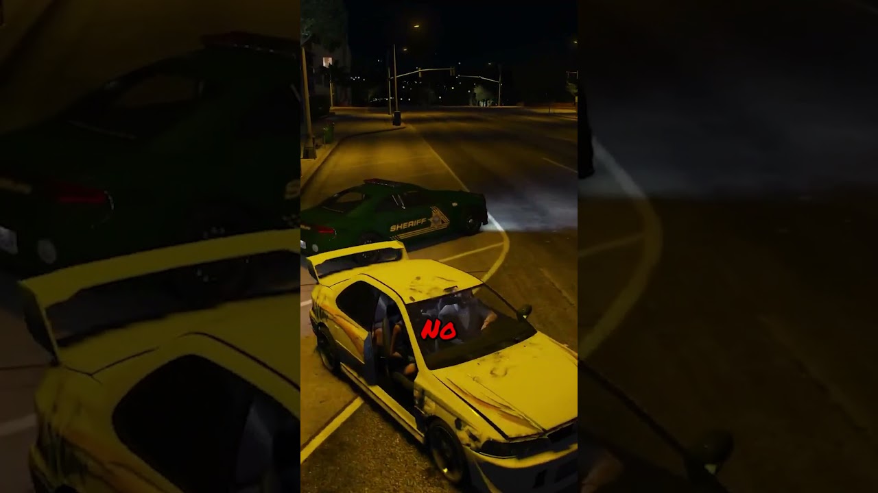 I spun out into a cop car  #funny #gtarp #gaming