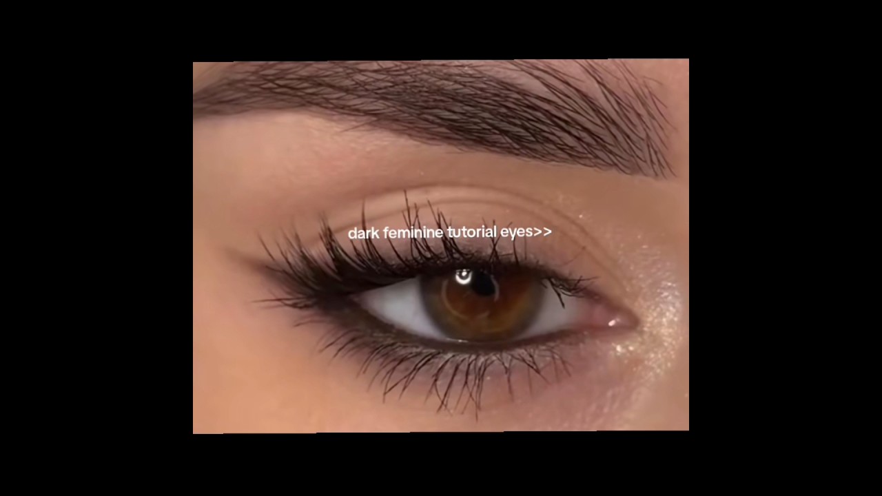 Dark Feminine Eyeliner Tutorial ✨ Seductive & Sharp Look