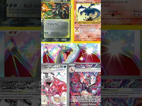 Every Shiny Charizard Card in Pokémon TCG