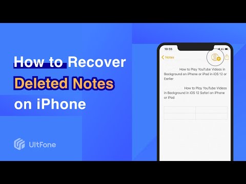 How to Recover Permanently Deleted Notes on iPhone | 3 Methods