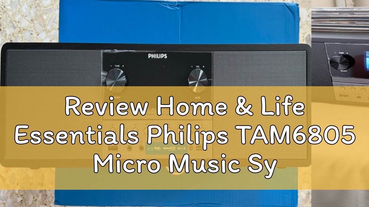 PHILIPS TAM6805 Mikro-Musiksystem 50W All-in-One Test 2025