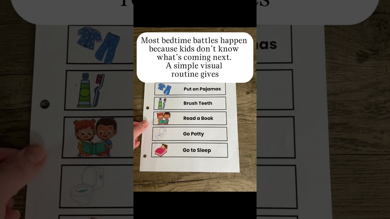 Free Bedtime Routine Chart for Kids | Toddler Bedtime Tips