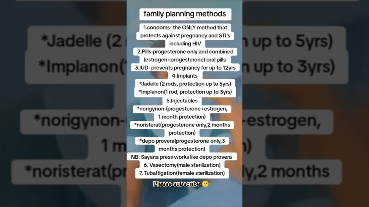 family planning in community health nursing