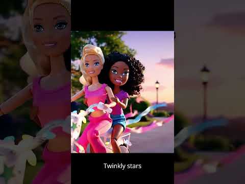 Barbie & Nikki's Magical Dream Cycle | DIY Bike Makeover | NEW 3D Barbie Cartoon Barbie New Cartoon