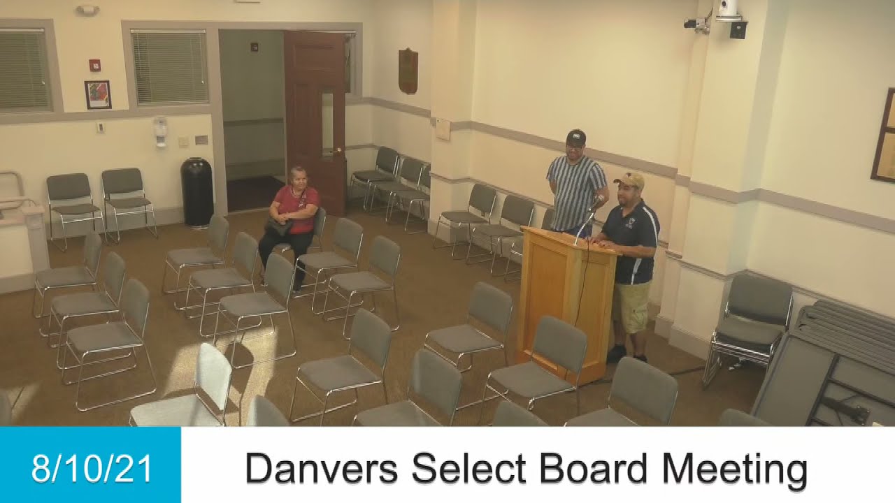 Select Board Meeting - 8/10/21