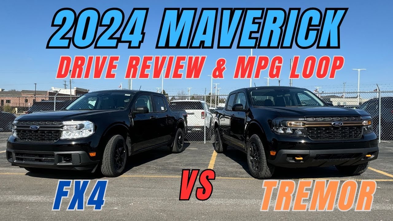 2024 Ford Maverick FX4 vs Tremor driving impressions and MPG comparison