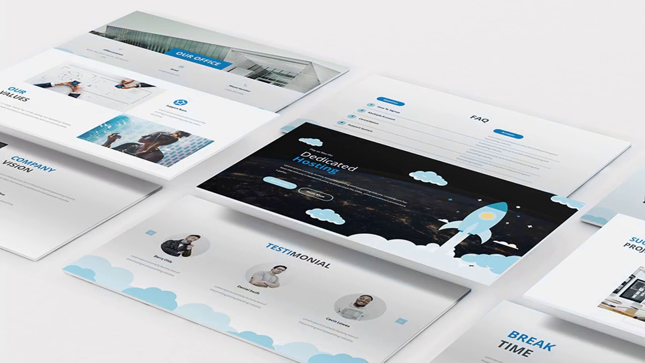 Hosting Keynote Presentation Template - Graphicriver