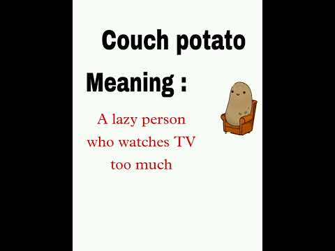 Do you know the meaning of 'Couch potato' ?