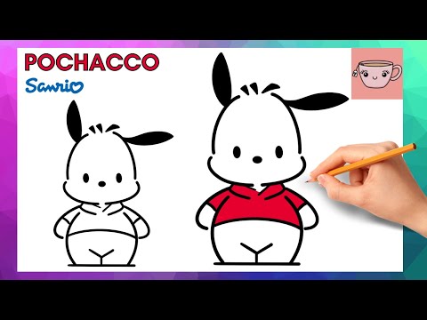 How To Draw Pochacco | Sanrio | Cute Easy Step By Step Drawing Tutorial