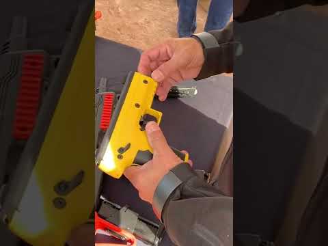 Byrna Non-lethal pistol demo - Co2 #shotshow