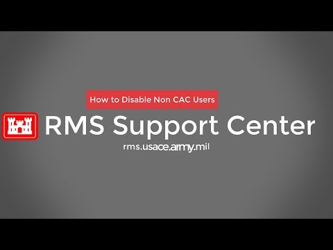 How to Disable Non CAC Login