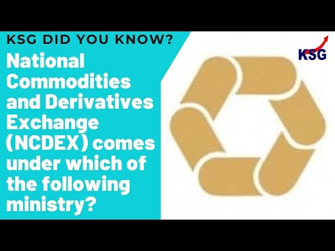 KSG DYK - National Commodities and Derivatives Exchange NCDEX comes under which ministry? #SHORTS