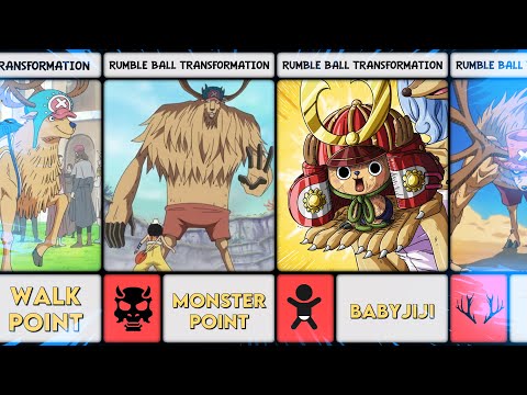 All Chopper Forms In One Piece | Rumble Ball Transformations