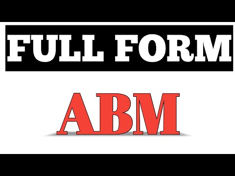 FULLFORM OF ABM
