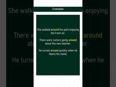 around # Expand Your English Vocabulary