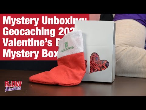 Mystery Unboxing: Geocaching 2024 Valentine's Day Mystery Boxes