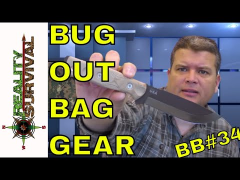 Bug Out Bag Gear - Outstanding Survival Knife!! - BB#34