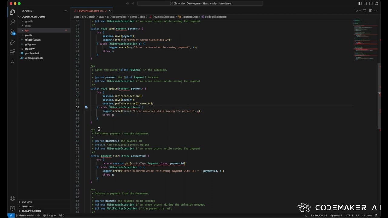 CodeMaker VSCode: Fix Syntax