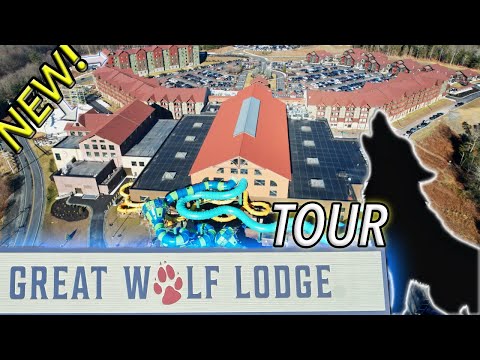 Great Wolf Lodge Poconos PA - Full Tour Including New Expansion