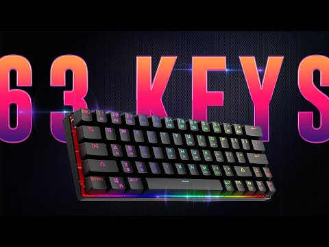 DIERYA DK63 63 Keys Bluetooth Wireless Mechanical RGB Keyboard Unbox and Review