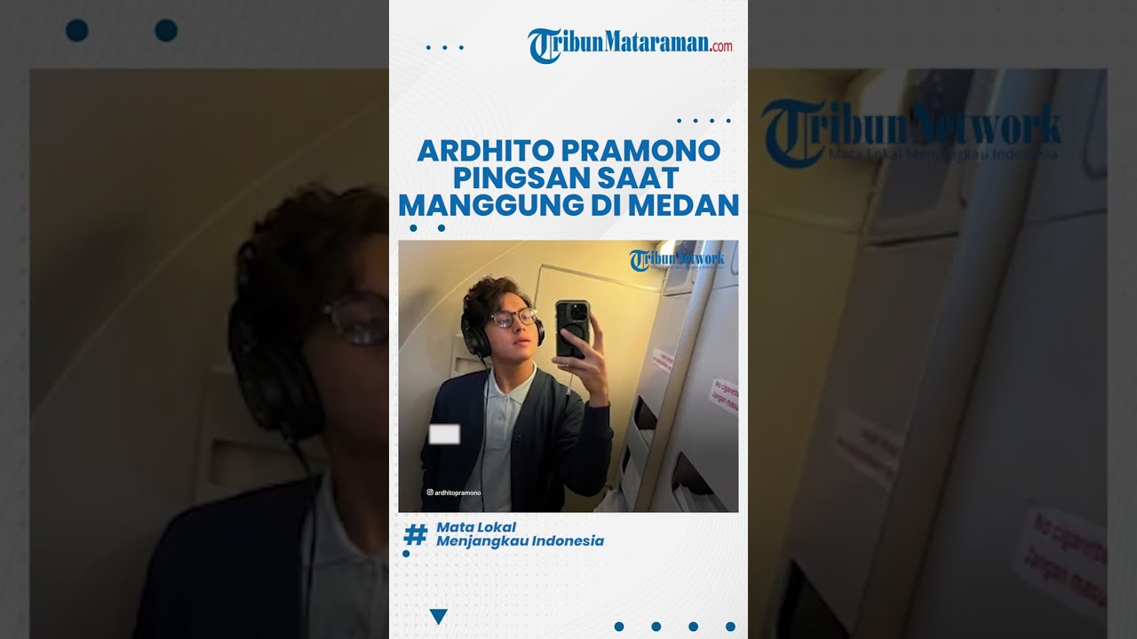 Diduga kelelahan, Ardhito Pramono Ambruk saat Manggung di Medan Viral ...