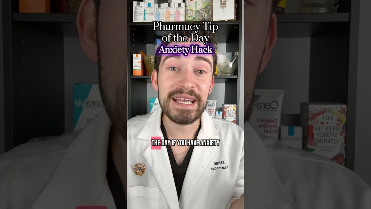 ANXIETY HACK that won’t need daily medications?!? Pharmacist Reviews #mentalhealth #anxiety