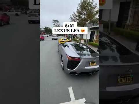 $1M Lexus LFA! #shorts