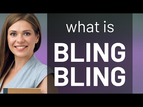 Bling bling | what is BLING BLING meaning