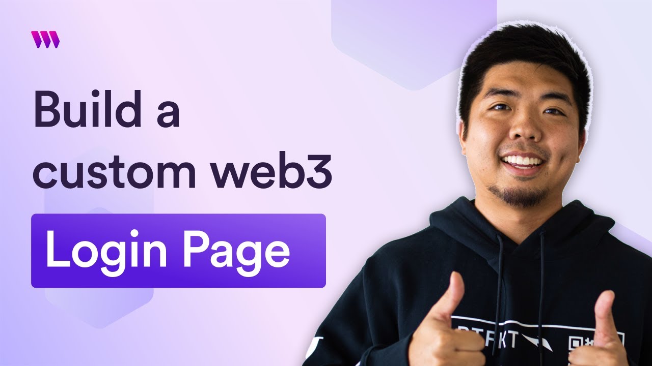 How to build a custom web3 login page with email and social login - Web3 developer tutorial
