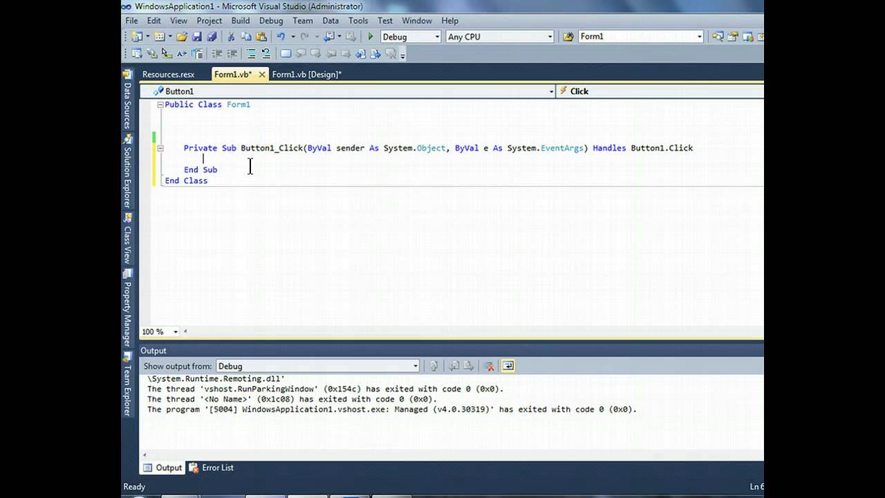 Fix Error Visual Studio 2012