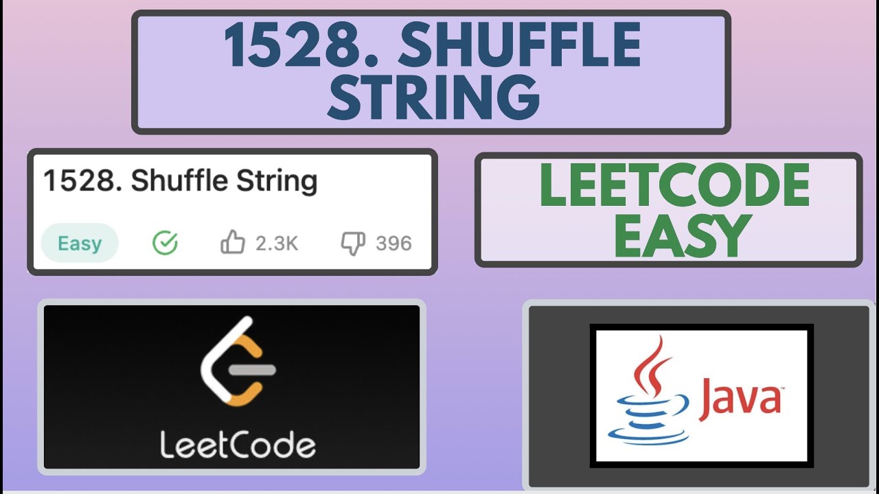 Leetcode | 1528. Shuffle String | Easy | Java Solution