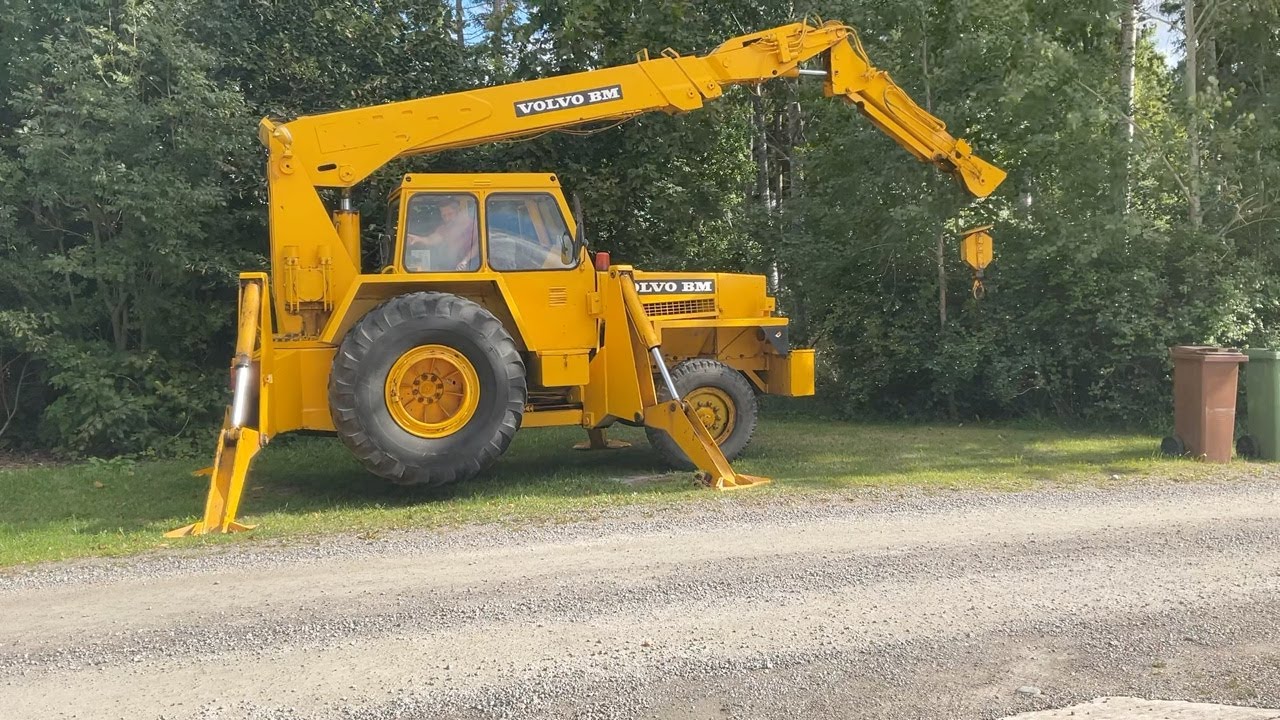 Mobilkran 7-ton Volvo BM 693 Moelven, Mellerud, Klaravik auk