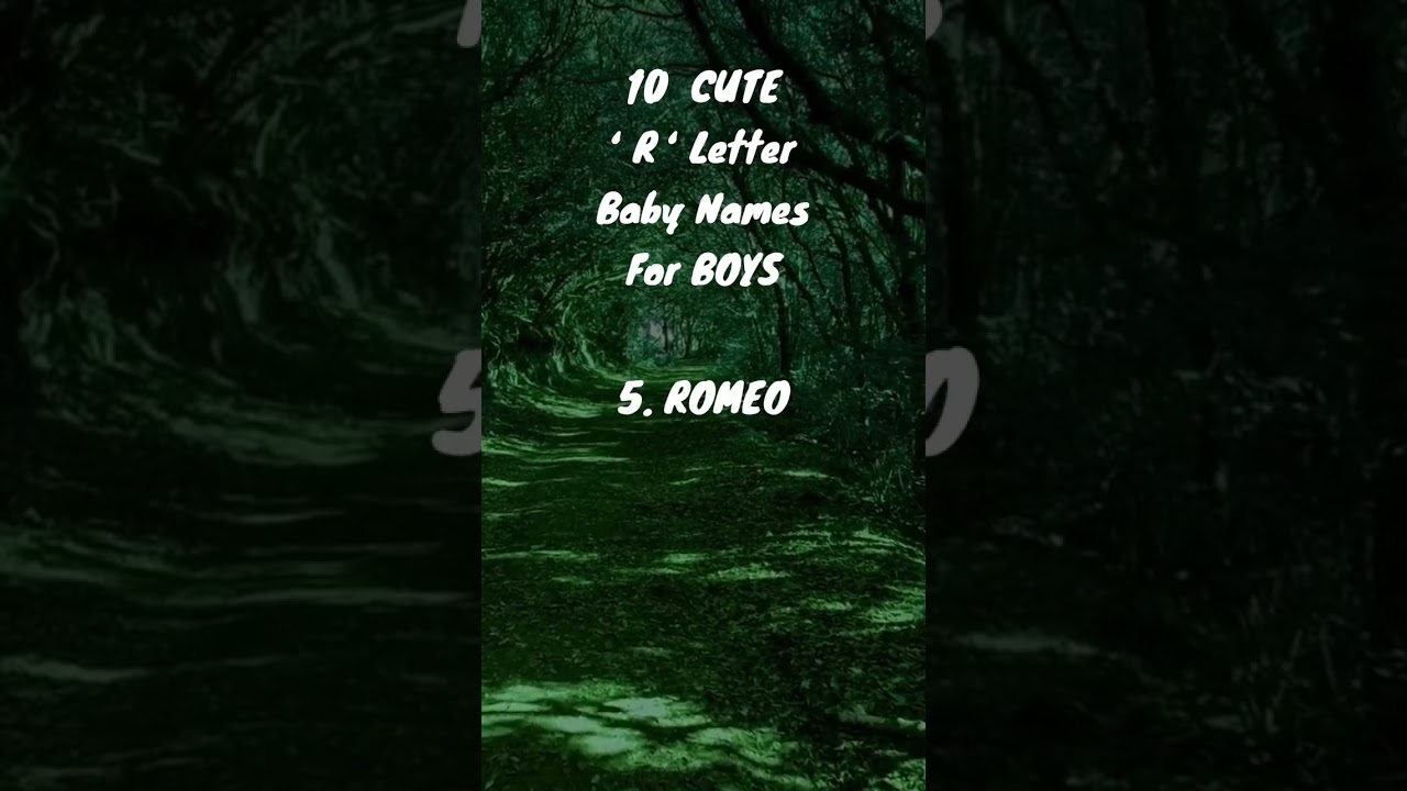 Cute Boys Names beginning with R