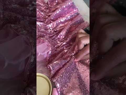 Dress from sequin fabric #fashion #diy #creativefashion #sewing #diyfashion #princessdress