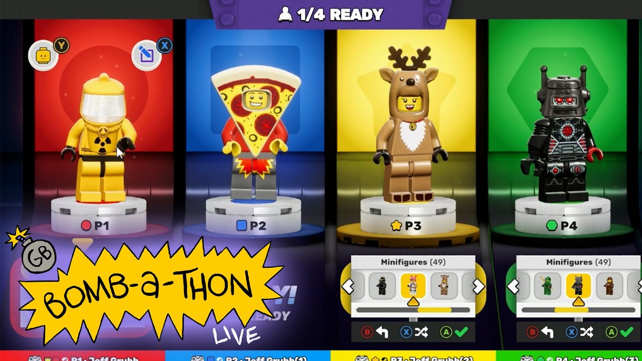 LEGO Party w/Alex Navarro & Vinny Caravella | Giant Bomb-A-Thon 2025